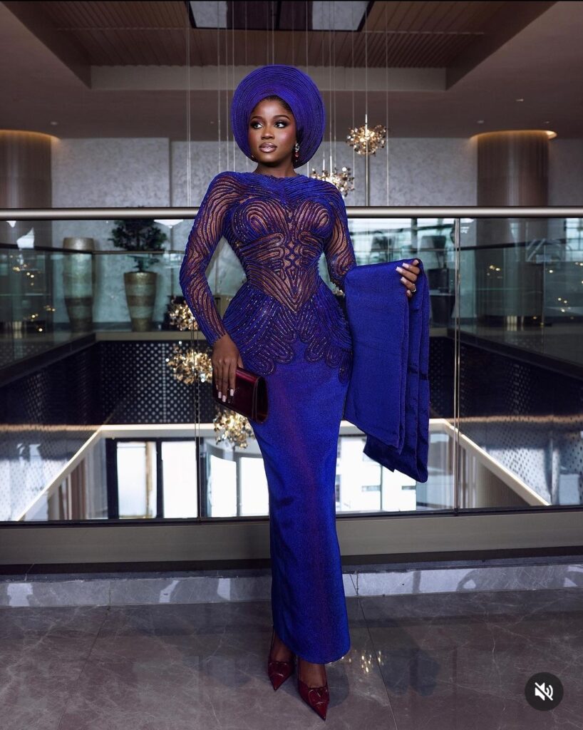Nigerian Designer Veekee James Wears over a Dozen Outfit For Wedding!